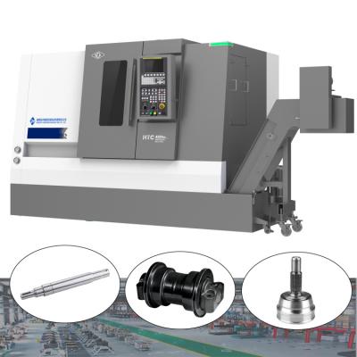 China SMTCL High Rigidity Hard Rail CNC Turning Center HTC40Sm A2-8 Spindle Heavy Cutting CNC Turning Center for sale