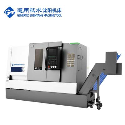 China Slant Bed CNC Lathe Linear Guide T5.2-500Q BMT55 Max. Turning Diameter 360mm SMTCL CNC Feeder Lathe for sale