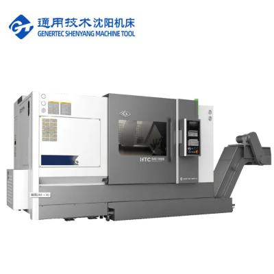 China Metal Slant Bed CNC Lathe HTC50E Fanuc Turning And Milling Center SMTCL CNC Lathe Machine for sale