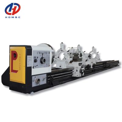 China Large Manual Lathe CW61160D Max Swing Diameter Over Bed 1640mm A2-15 Spindle Heavy Duty Lathe for sale