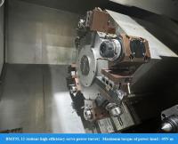 China SMTCL CNC Turning Center Long-span Spindle HTC40Hm BMT55 Servo Power Turret CNC Turning Center With Y Axis Bar Feeder for sale