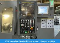China Precision CNC Lathe Large Span Spindle HTC40Q BMT55 Power Turret Slant Bed CNC Lathe With Y Axis Bar Feeder for sale