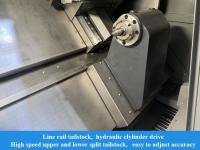 China Precision CNC Lathe Large Span Spindle HTC40Q BMT55 Power Turret Slant Bed CNC Lathe With Y Axis Bar Feeder for sale