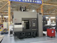 China Automatic Loading and Unloading Inverted Vertical CNC Lathe IVT45 Automated Production Line for sale