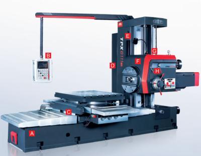 China TPX6111B High Quality Universal CNC Milling Boring Machine Horizontal Boring Machine for sale