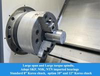 China SMTCL HTC40H FANUC CNC Lathe 12-station Servo Turret Slant Bed CNC Lathe with Bar Feeder for sale