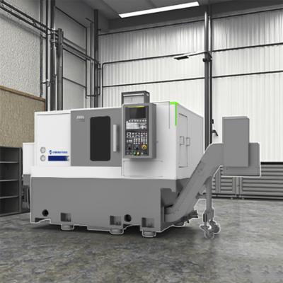 China SMTCL Automatic Bar Feeder Slant Bed CNC Lathe HTC30H for Sale Designed for Small Part Manufacturing for sale