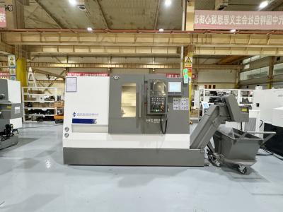 China SMTCL Motor Shaft CNC Lathe HTC40H for High-Efficiency Long Shaft Processing with Bar Feeder for sale