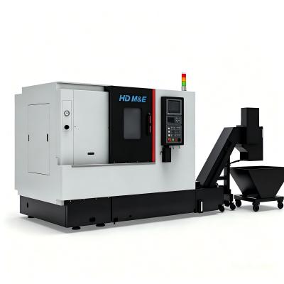 China High‑efficiency Processing of automotive nuts CNC Turning Center Dual Spindle CNC Lathe for sale