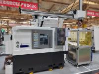 China Automated Production Line High‑Speed Auto Loading Unloading Solution for Metal Machining CNC Lathe with Gantry Loader for sale