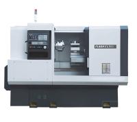 China FL550 Flat Bed CNC Lathe Linear Guideway Manual chuck 12