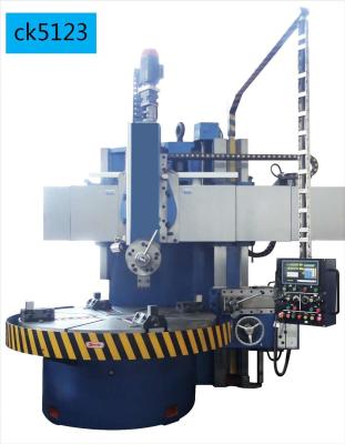 China Heavy Single Column Vertical CNC Lathes Machine 37KW Ck5123 C5123 Vertical CNC Lathe for sale