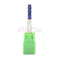 China HRC65 Solid Carbide Corner Radius End Mill 4R0.2 4 Flutes Corner Rounding Tools for sale