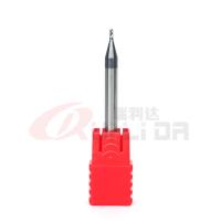 China 1mm 4 Flute Ball Nose End Mill Machining 1/8 Shank Tungsten Solid Carbide for sale