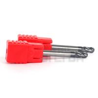China 4mm 1/8 Inch Diamond Ball End Mill For Steel 4 Flutes RLD Tools for sale