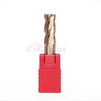 China Bull Endmill 4 Flutes Solid Carbide Corner Radius End Mills HRC55 for sale