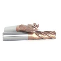 China Bull Endmill 4 Flutes Solid Carbide Corner Radius End Mills HRC55 for sale