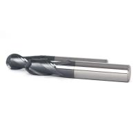China 12mm Spherical Ball Nose End Mills For Steel Two Flutes 24mm for sale