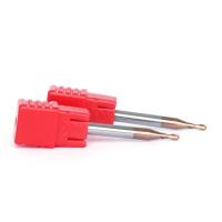 China 2mm Ball Nose Cutter Hss Cnc Ball Nose Router Bits Solid Carbide Hrc55 for sale