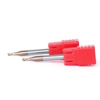 China 2mm Ball Nose Cutter Hss Cnc Ball Nose Router Bits Solid Carbide Hrc55 for sale