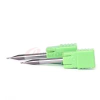 China HRC60 Solid Carbide Ball Nose Milling Cutter For Aluminium 4mm Shank 50mm Flute for sale