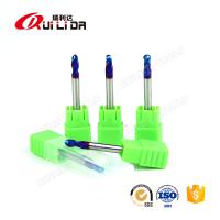 China 4mm 1/8 Inch Ball Nose Router Bit Hrc65 End Mills For Hardened Steel for sale