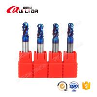 China Fine Coarse Variable Pitch End Mill For Hardened Steel Roughing Ball Nose End Mill 4F for sale