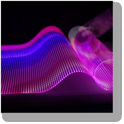 China 256x64 Dots Transparent Led Screen 3000 1500CD/M2 Brightness For Museums for sale