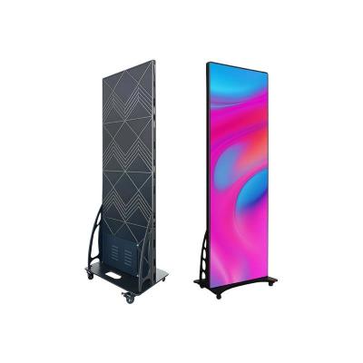 China Portable LED Poster Screen with Plug-and-Play Content Publishing for sale