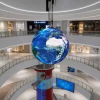 China 360 Degree Spherical LED Display for Shopping Malls and Public Atriums for sale