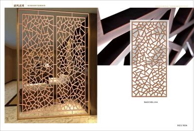 China China 304 Morden Stainless Steel Restaurant Partitions From Foshan Supplier for sale