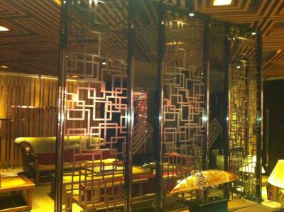 China Made in China stainless steel metal fabrication decorative partition screen customized for sale
