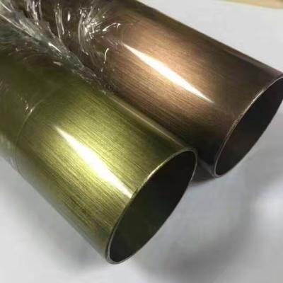 China Hot Sale Color Stainless Steel Pipe Dimension Foshan Factory for sale