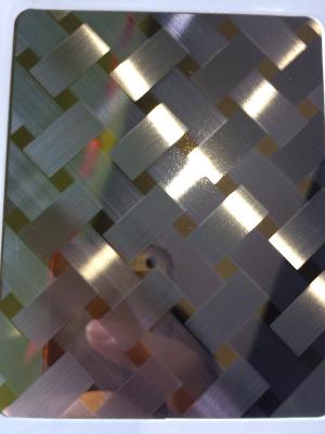 China China manufacturer 3D combination craft mirror hairline stainless steel sheets in foshan for sale