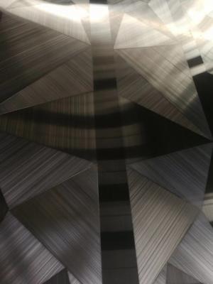 China New Designs 304 316 Brush Hairline No.4 Parts Stainless Steel Sheet For Hotel Decoration Project for sale