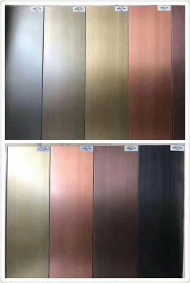 China 304 316 Bronze Brass Sheet Plate Suppliers For Antique Grain Finish for sale