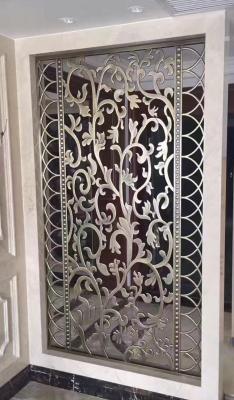 China Metal Aluminum Engraving Screen Panel Laser Cutting Facade Panel Home Decoration for sale