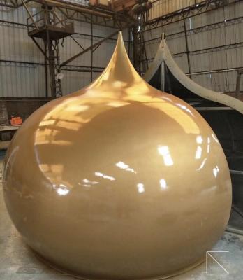 China Golden Mosque Dome Designs Construction Detals Custom Made In China for sale