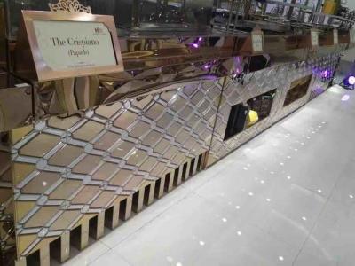 China Custom Made Stainless Steel Double Color Hamered Design Sheets For Cladding Wall Systerm for sale