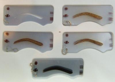China Light and Durable Medium / Slim / High Tattoo Practice Skins Eyebrow Stenciling Kit with lips Stencils for sale
