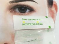 China Permanent Makeup 3RL Disposable Tattoo Needles Length 20mm For Microblade Pen for sale