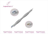 China Aluminum Manual Cosmetic Tattoo Pen / Microblading Pen For Eyebrow Tattoo for sale
