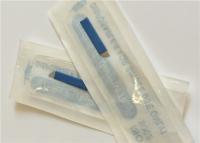 China Blue 0.25 MM 17 Pins Permanent Makeup 3D Embroidery Needles For Tattoos for sale