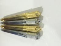 China Aluminum Microblade Eyebrow Pen With Double Head And Manual Tattoo Pen for sale