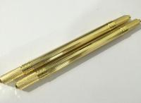 China Aluminum Microblade Eyebrow Pen With Double Head And Manual Tattoo Pen for sale