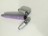 China Silver and Pupler Aluminum Double Head Tattoo Cosmetic Manual Eyebrow Pen for sale