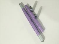China Silver and Pupler Aluminum Double Head Tattoo Cosmetic Manual Eyebrow Pen for sale