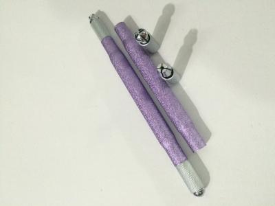 China Silver and Pupler Aluminum Double Head Tattoo Cosmetic Manual Eyebrow Pen for sale