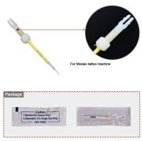 China Stainless Steel Disposable Permanent Makeup Tattoo Card Needles for Mosaic Machine for sale