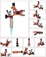 China Medium Stroke Rotary Bizarre V2 Tattoo Gun Equipment Supplies For Tattooing Pattern for sale